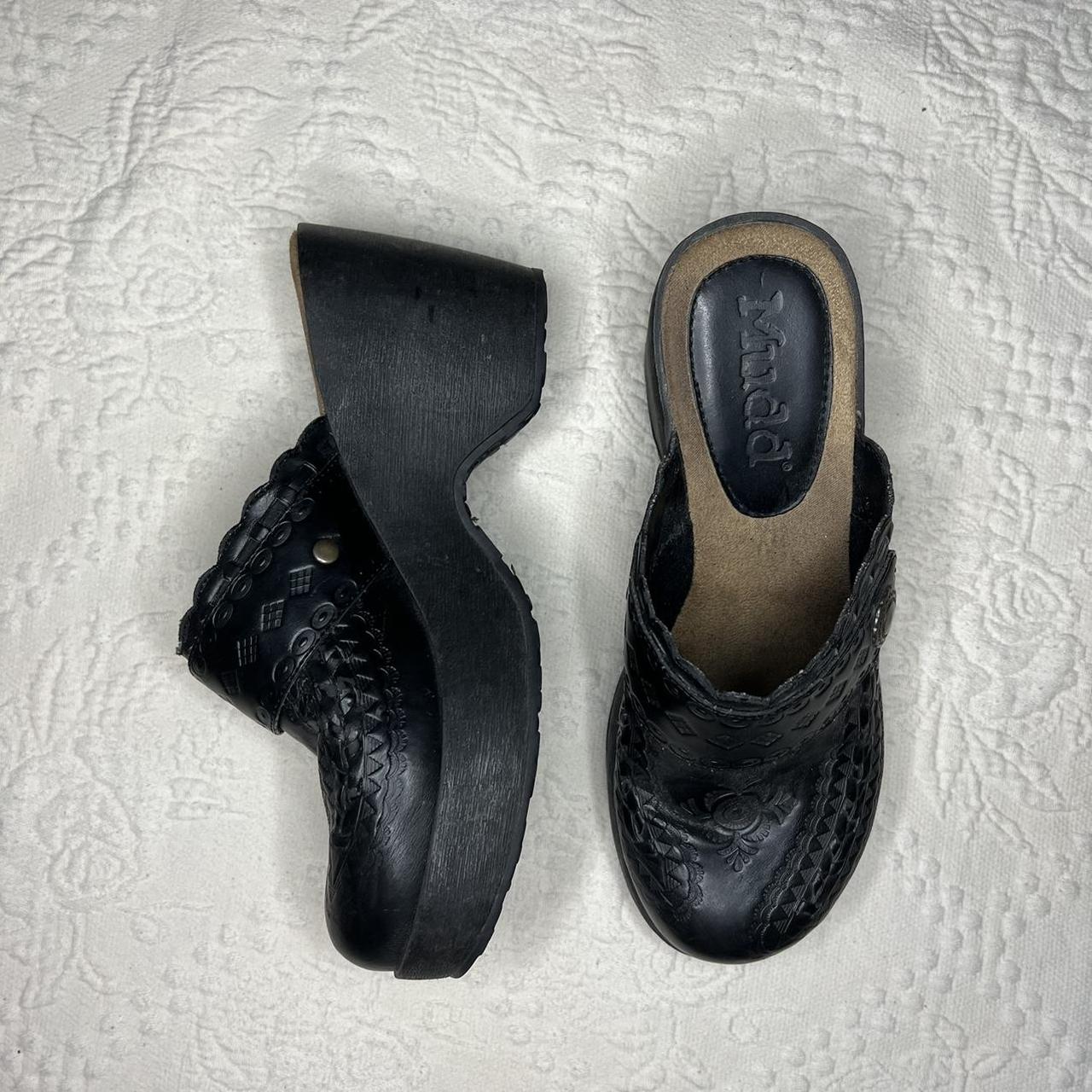Black clogs Super cute detailing Brand: Mudd... - Depop
