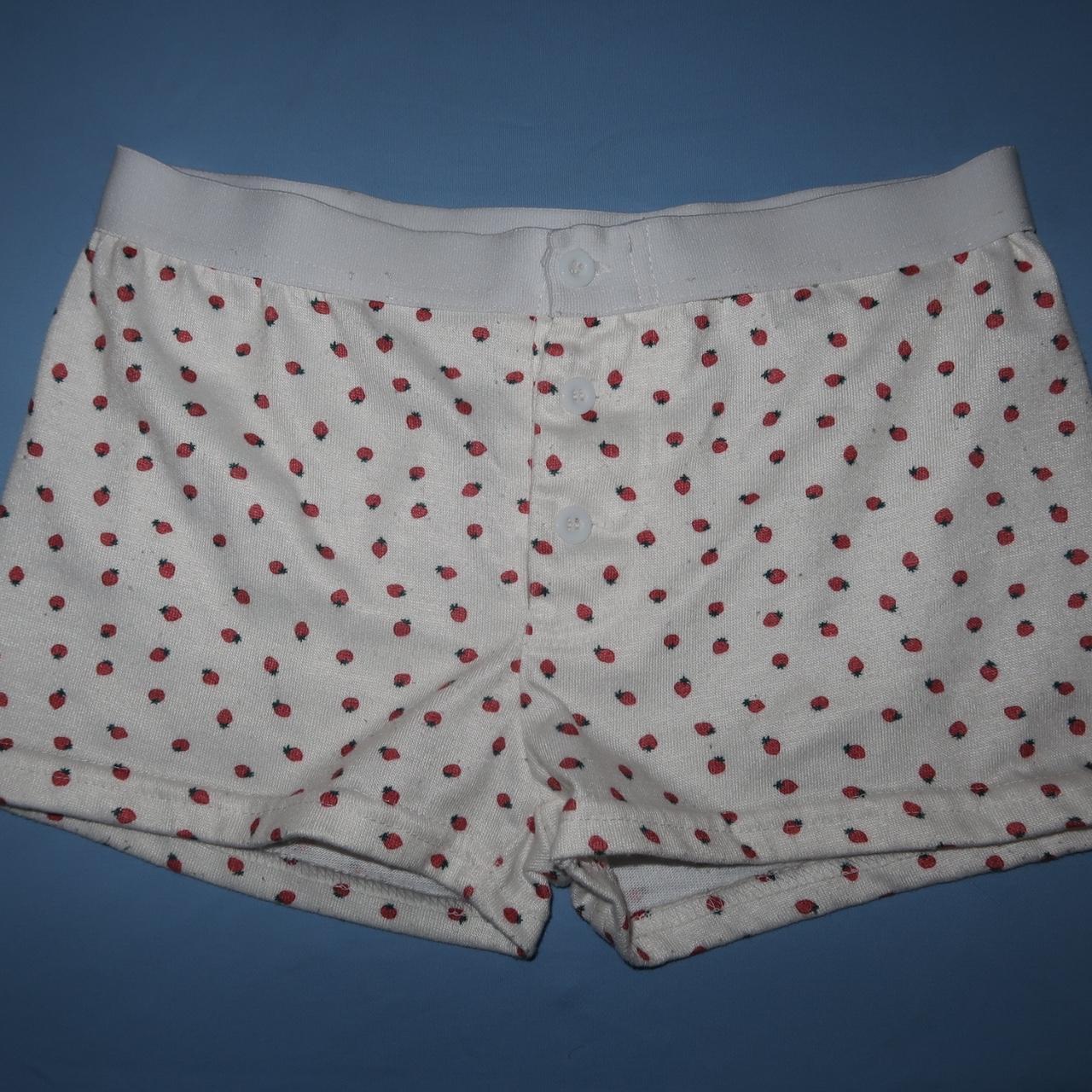 Lil strawberry boxers #neverworn... | Depop