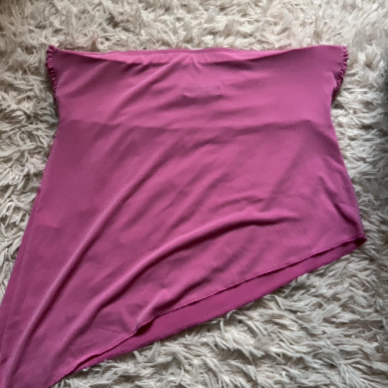 Urban Outfitters Pink Tube Top Size Xl worn... - Depop