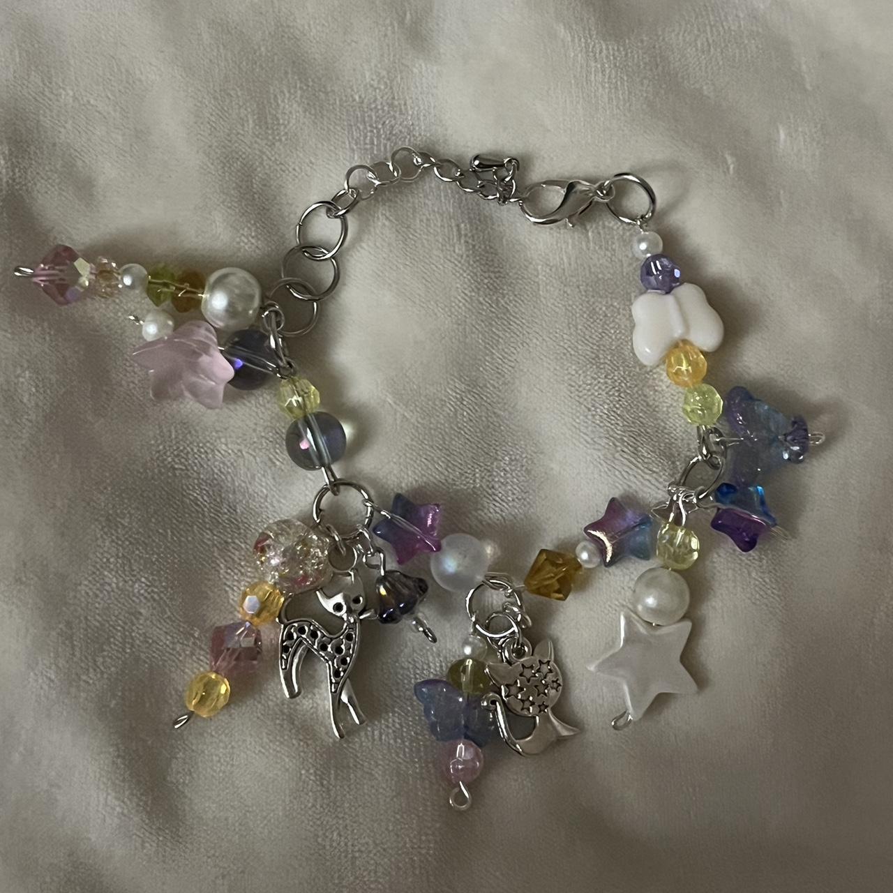 the most whimsical magical charm bracelet handmade... - Depop