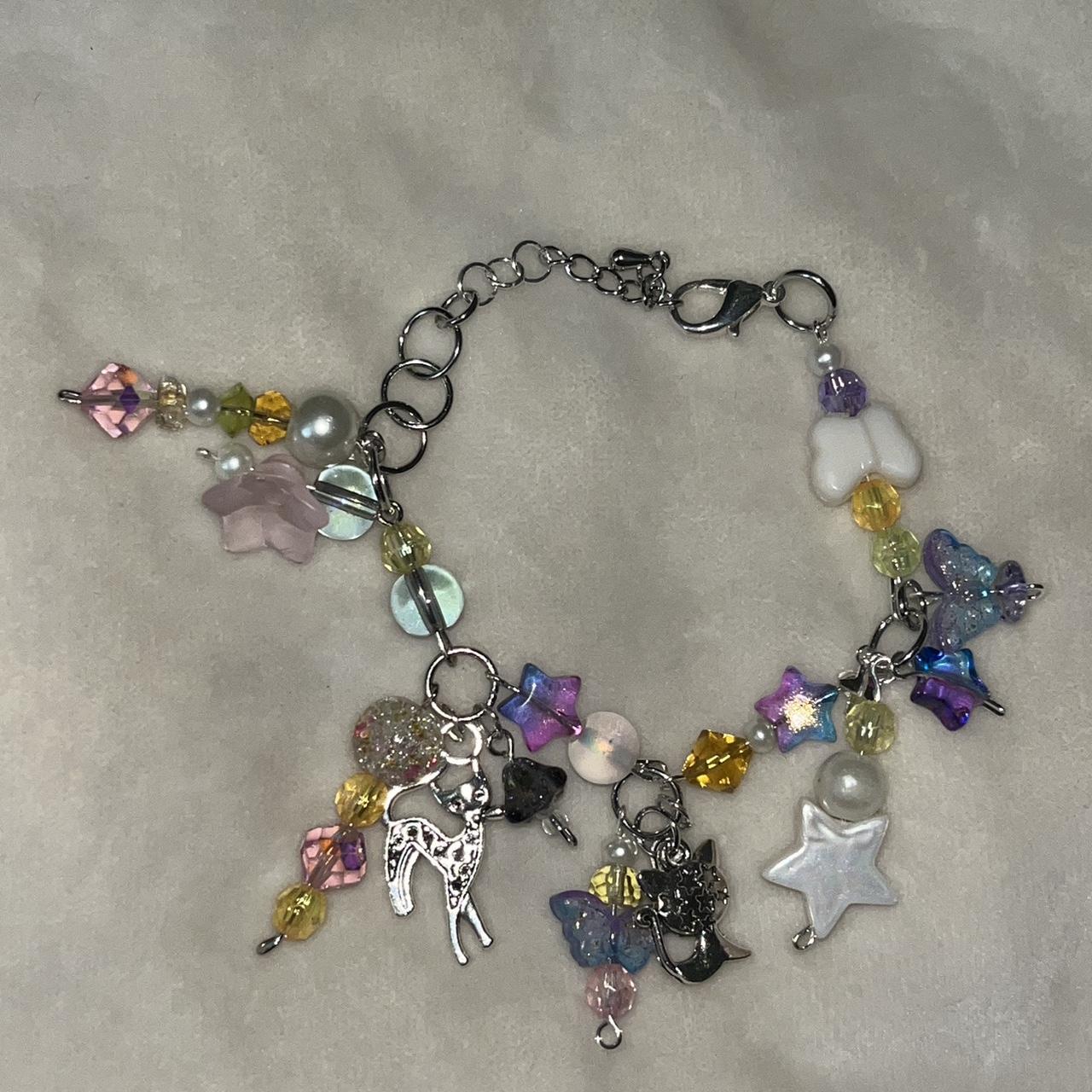 the most whimsical magical charm bracelet handmade... - Depop