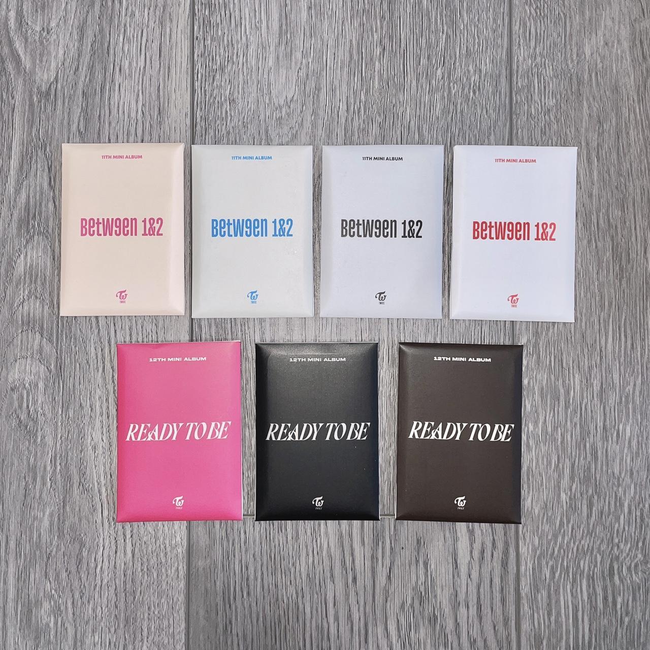 twice between 1&2 / ready to be preorder photocard... - Depop