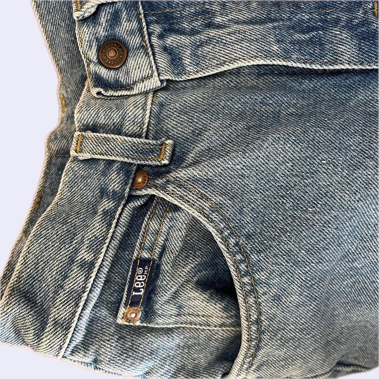 SICK vintage Lee straight leg jeans with zip. sooo... - Depop