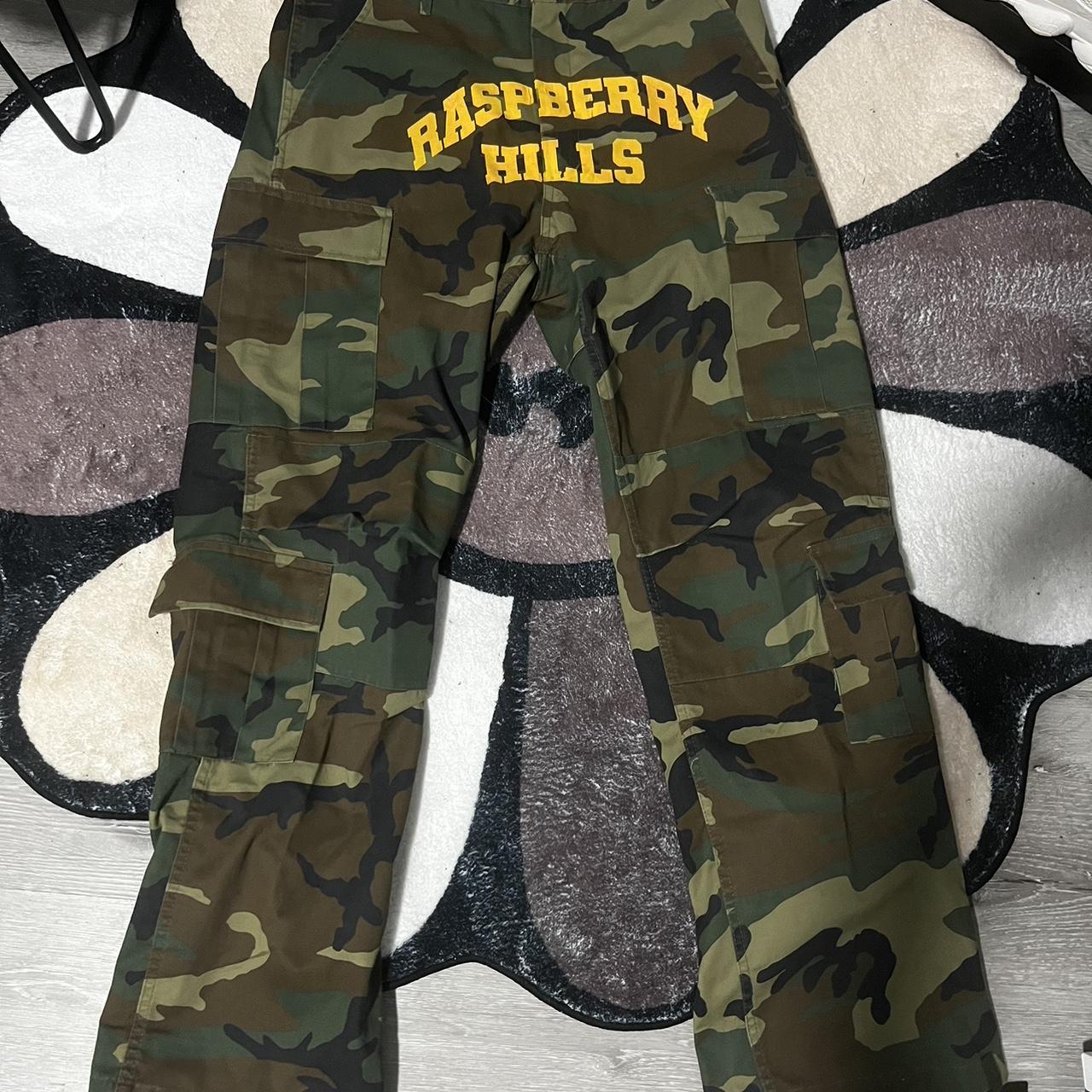 Raspberry Hills Men Camo Cargo Pants - M Waist -... - Depop