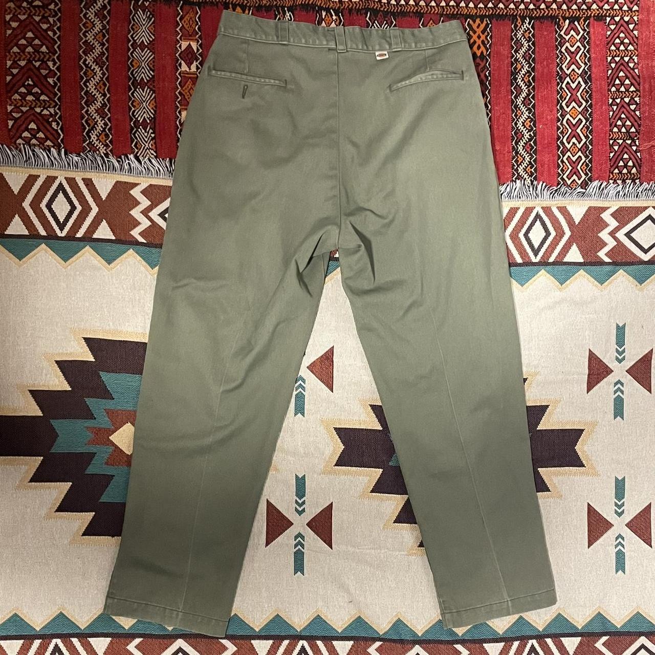 Dickies. Light grey work trousers, sized 34x34. Wide... - Depop