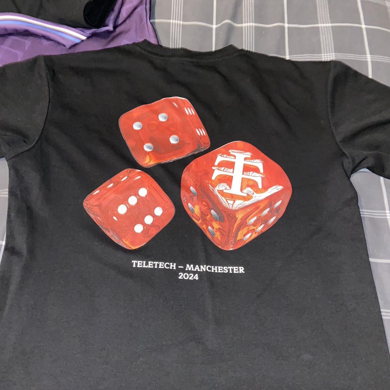 Teletech red dice t-shirt , very very rare... | Depop