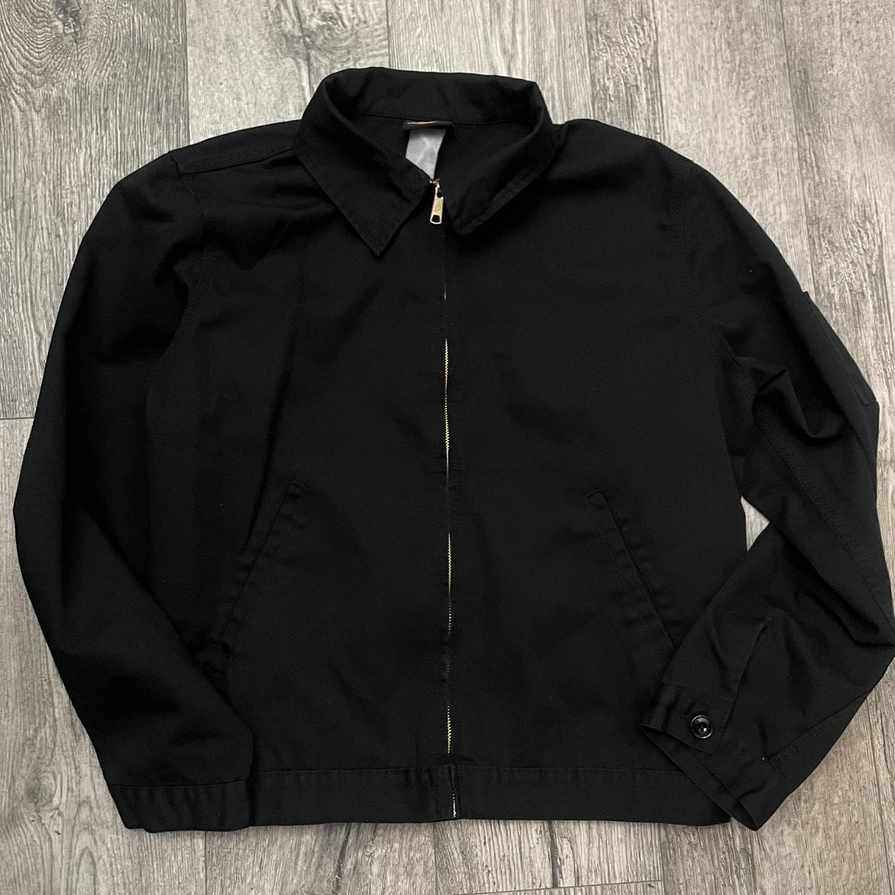 black dickies work jacket size not visible but fits... - Depop