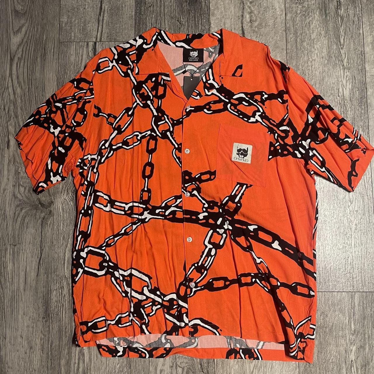 $uicideboy$ g59 chain button up brand new never... - Depop