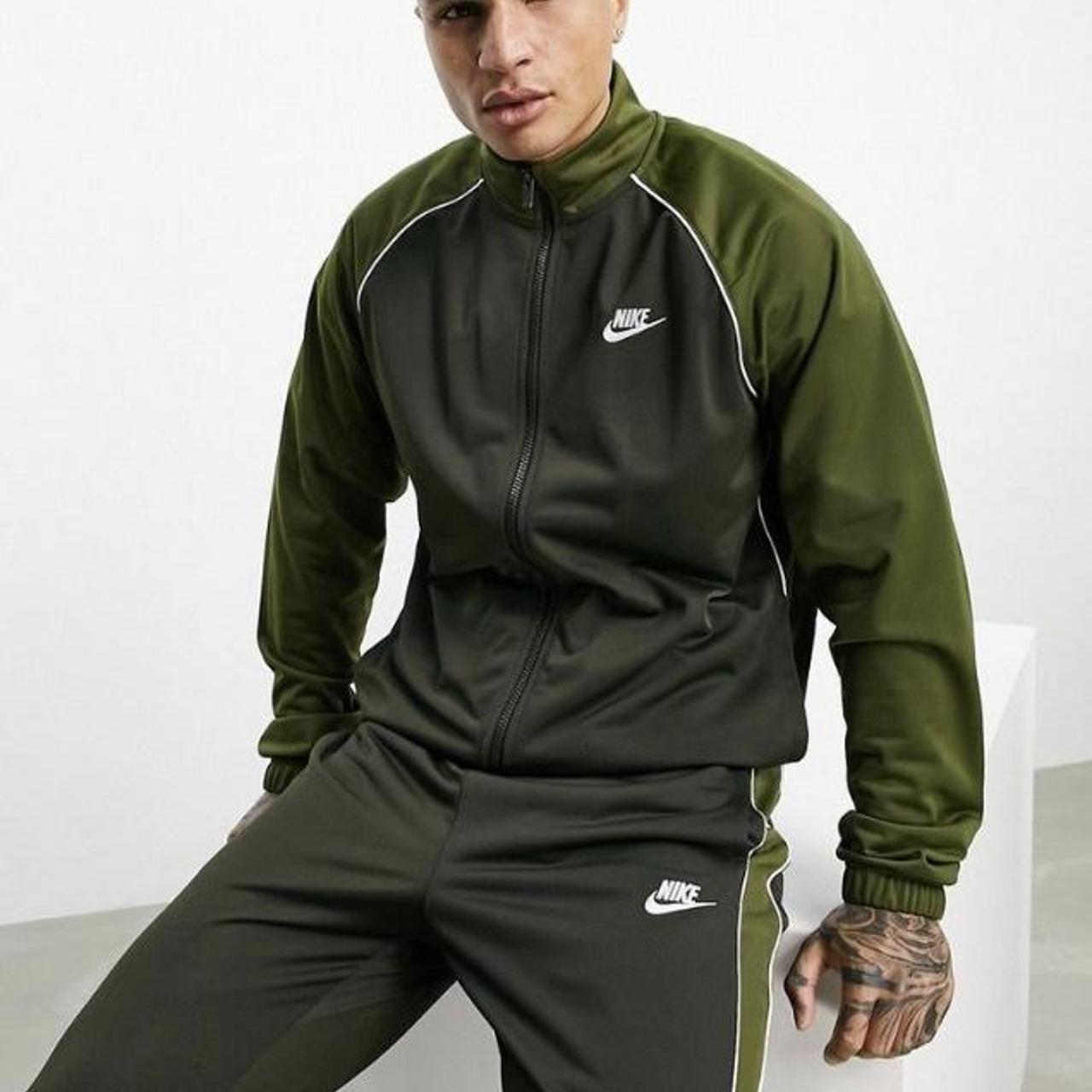 Nike khaki green tracksuit🟢 New! Size - M Only worn... - Depop