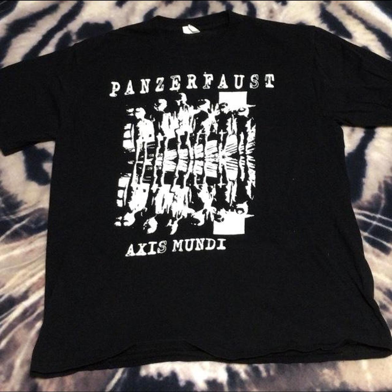 Panzerfaust axis Mundi graphic band shirt Sick... - Depop
