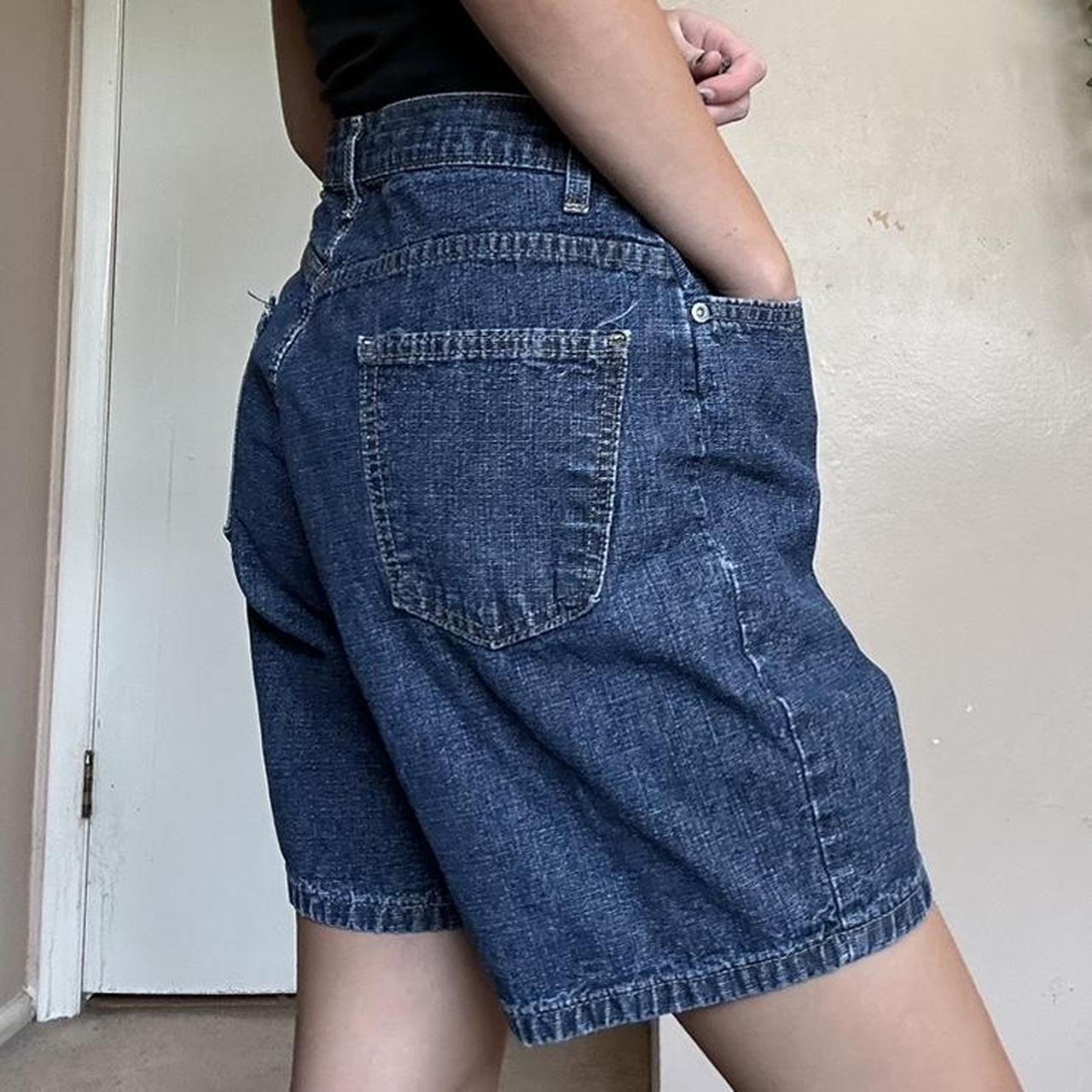 Faded glory Denim Shorts Dark wash Baggy... - Depop