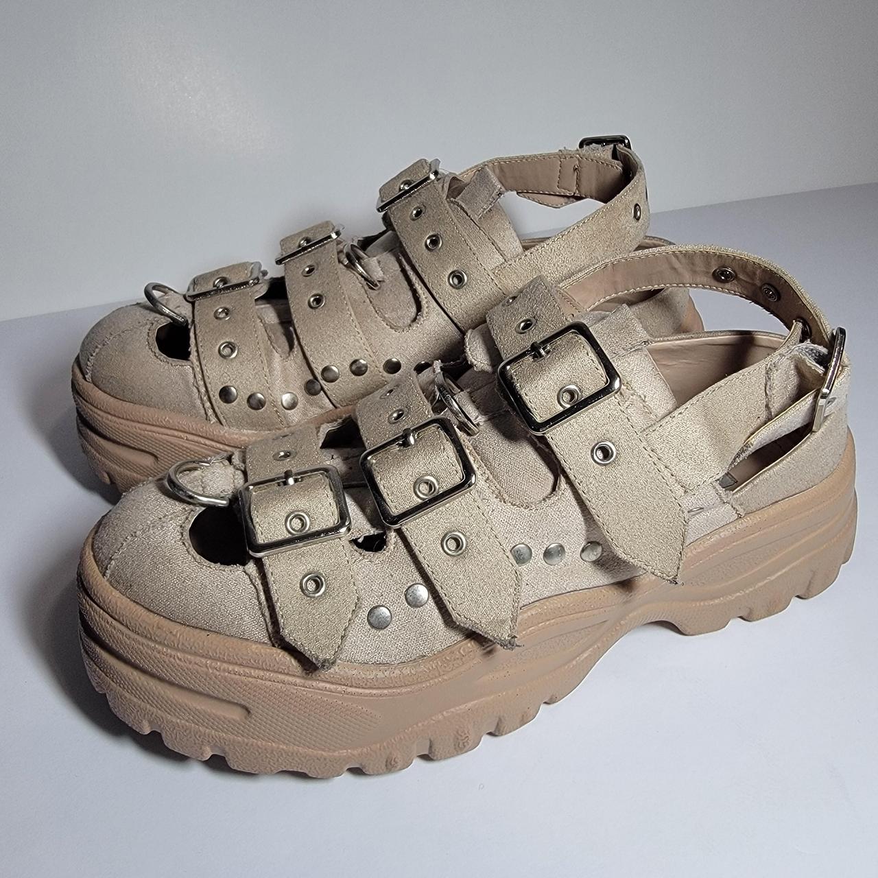 🐪 Tan Suede Eytys Dupe Sandals ~ comfortable and... | Depop