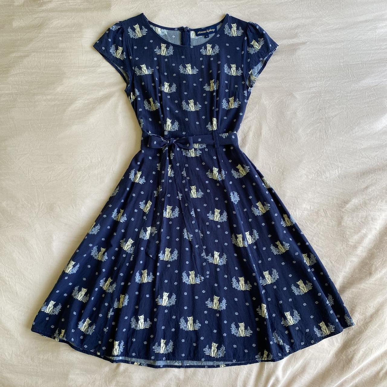 Princess Highway cat dress - Size 6 🐱🌸🌼 This has... - Depop