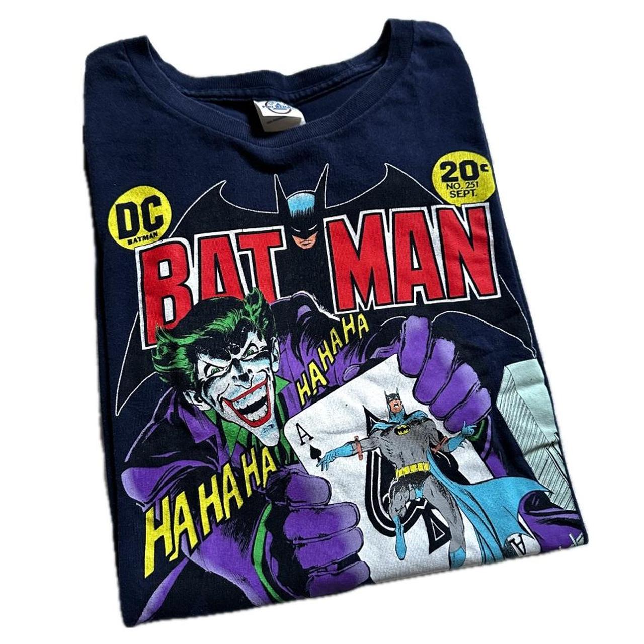 Vintage Y2K era Batman joker graphic tee. Delta... | Depop