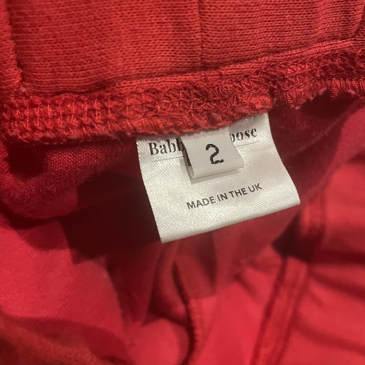WOMENS RED BABBLE & GOOSE JOGGERS name : Allegra... - Depop