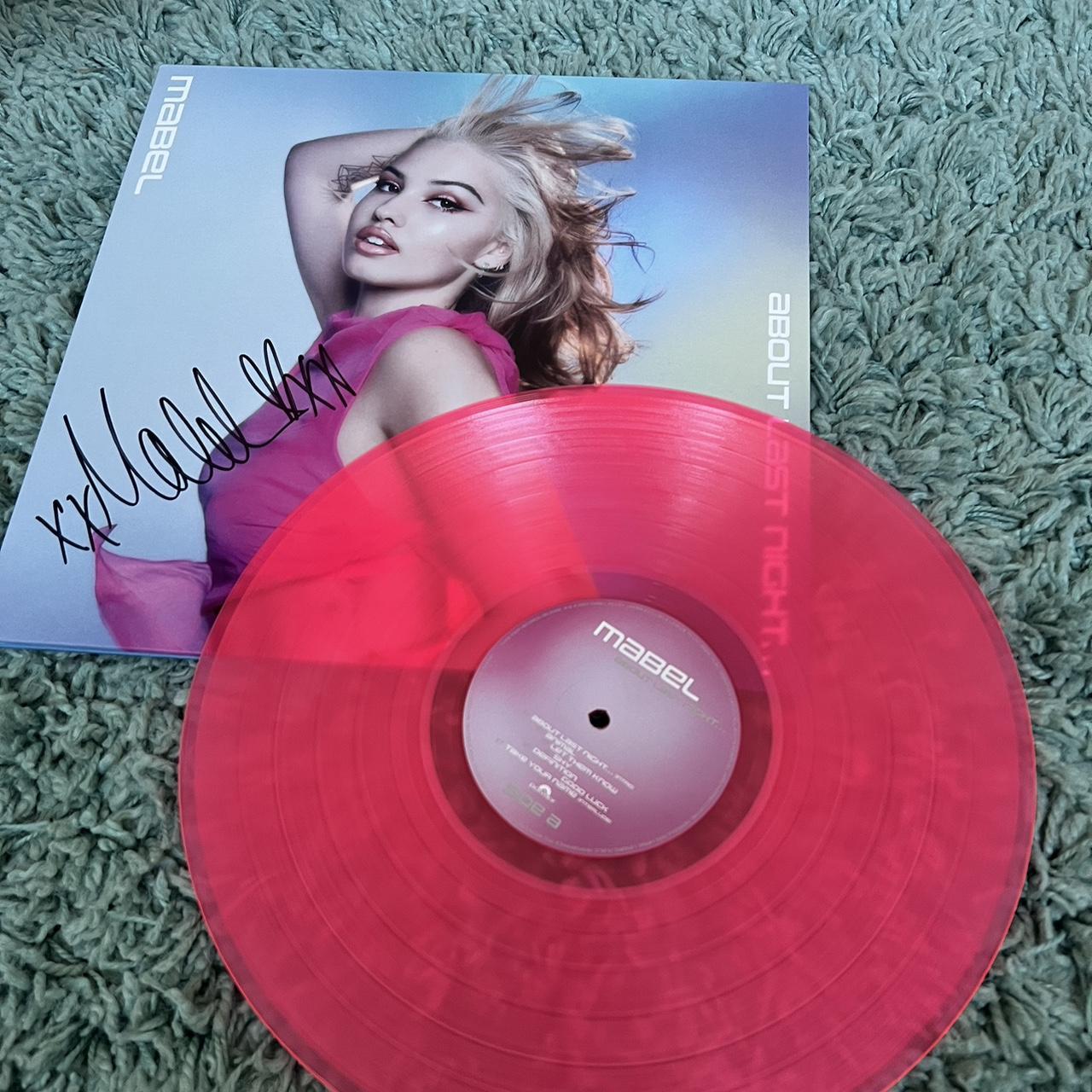 Mabel about last night signed autographed vinyl... - Depop