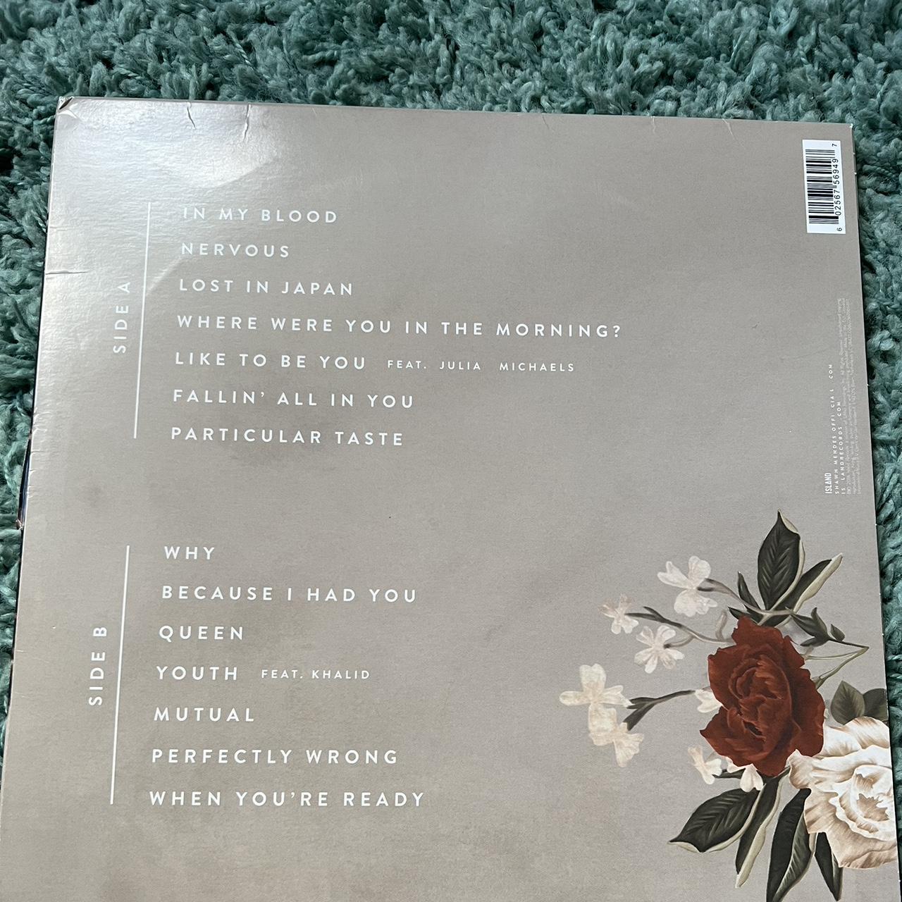 Shawn Mendes self titled album on vinyl record lp... - Depop