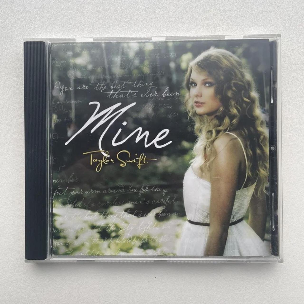 🎶 taylor swift rare mine cd - the front booklet... - Depop