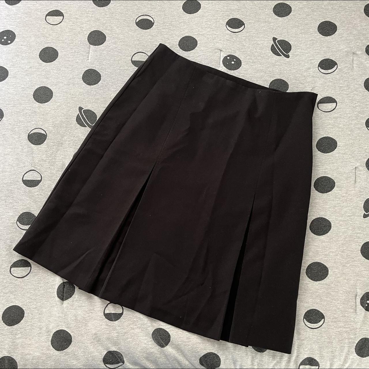 A Line Black Skirt Professional Workwear Classy Depop