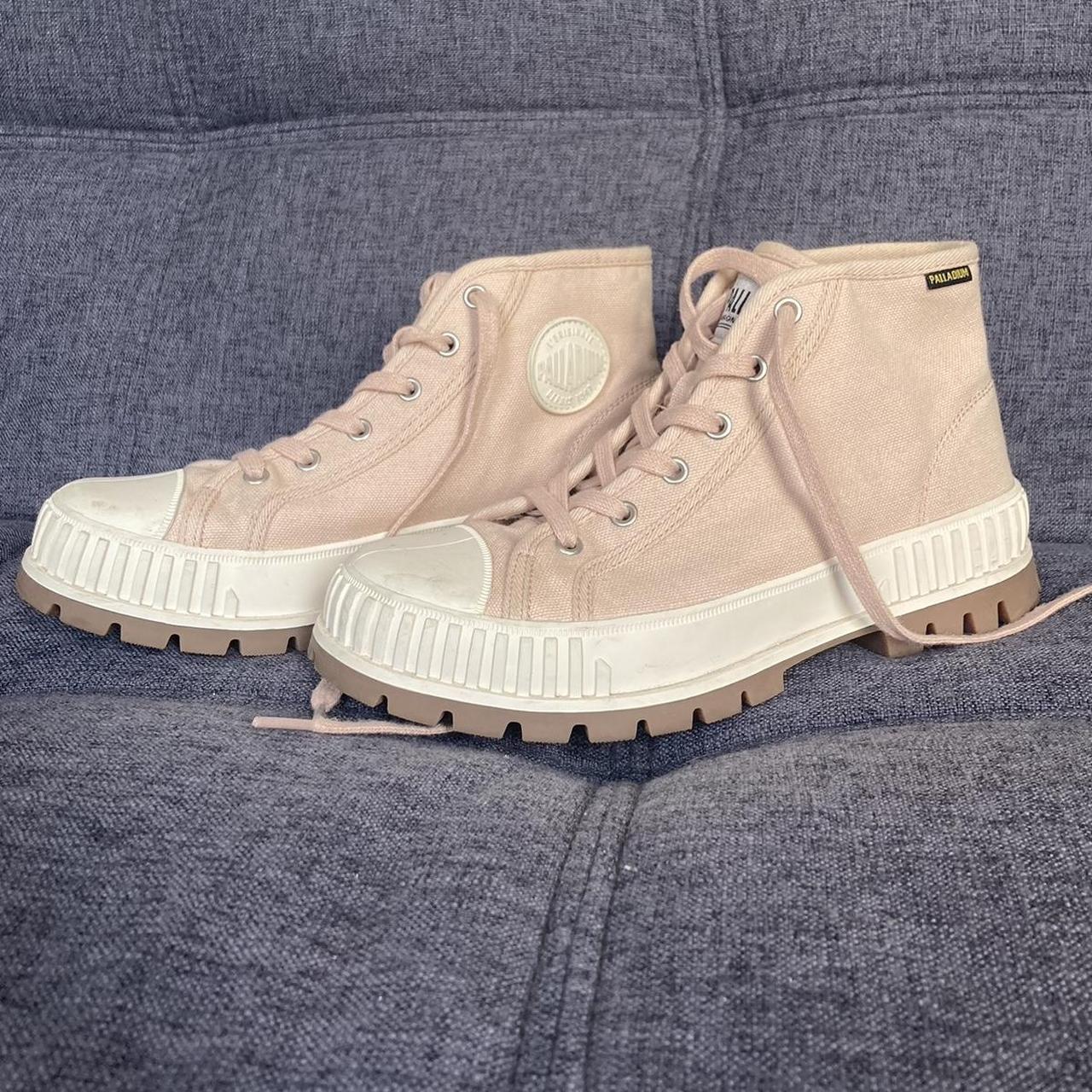 Palladium high top sneakers / boots size. Tag inside... - Depop