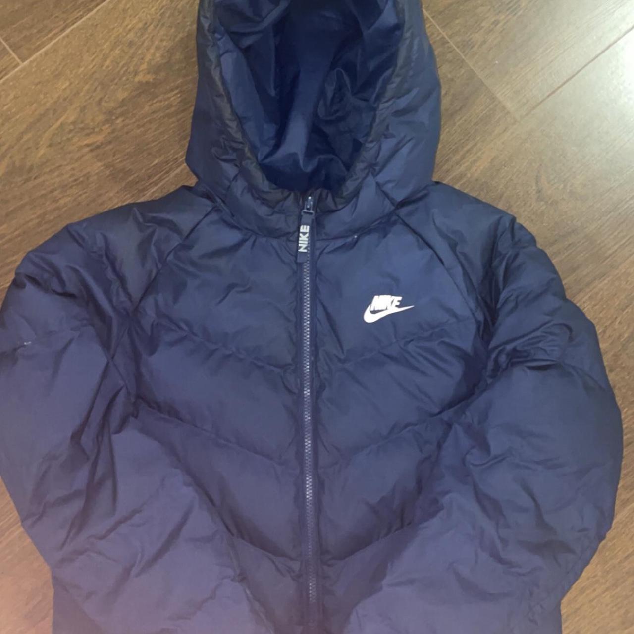Nike Men's Navy Coat | Depop