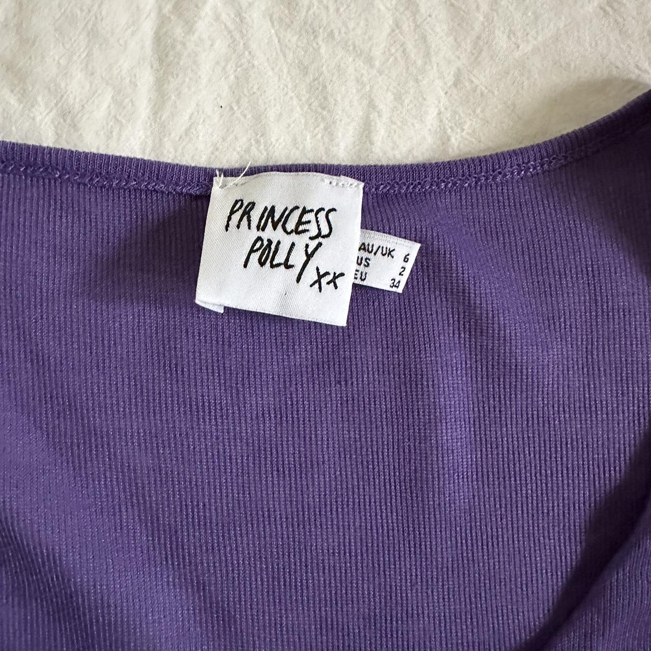 Princess Polly purple shirt SIZE 2 - Depop