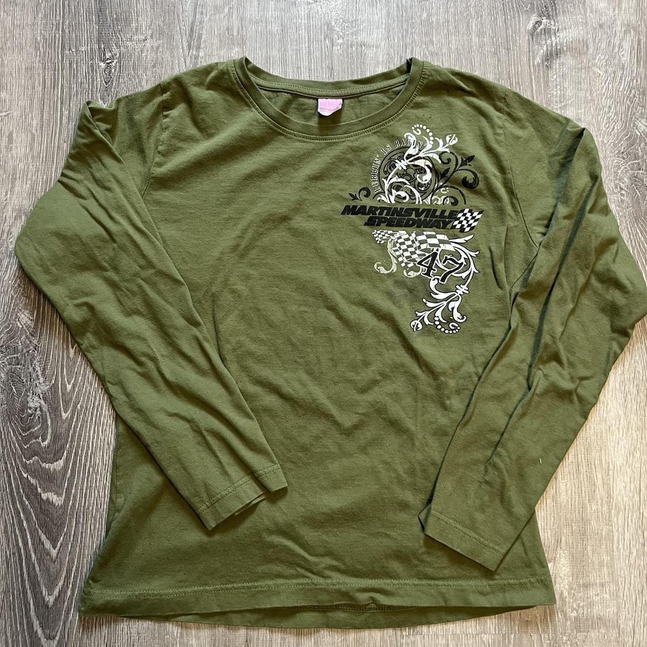 Martinsville speedway 'Rubbin is racin' longsleeve... - Depop