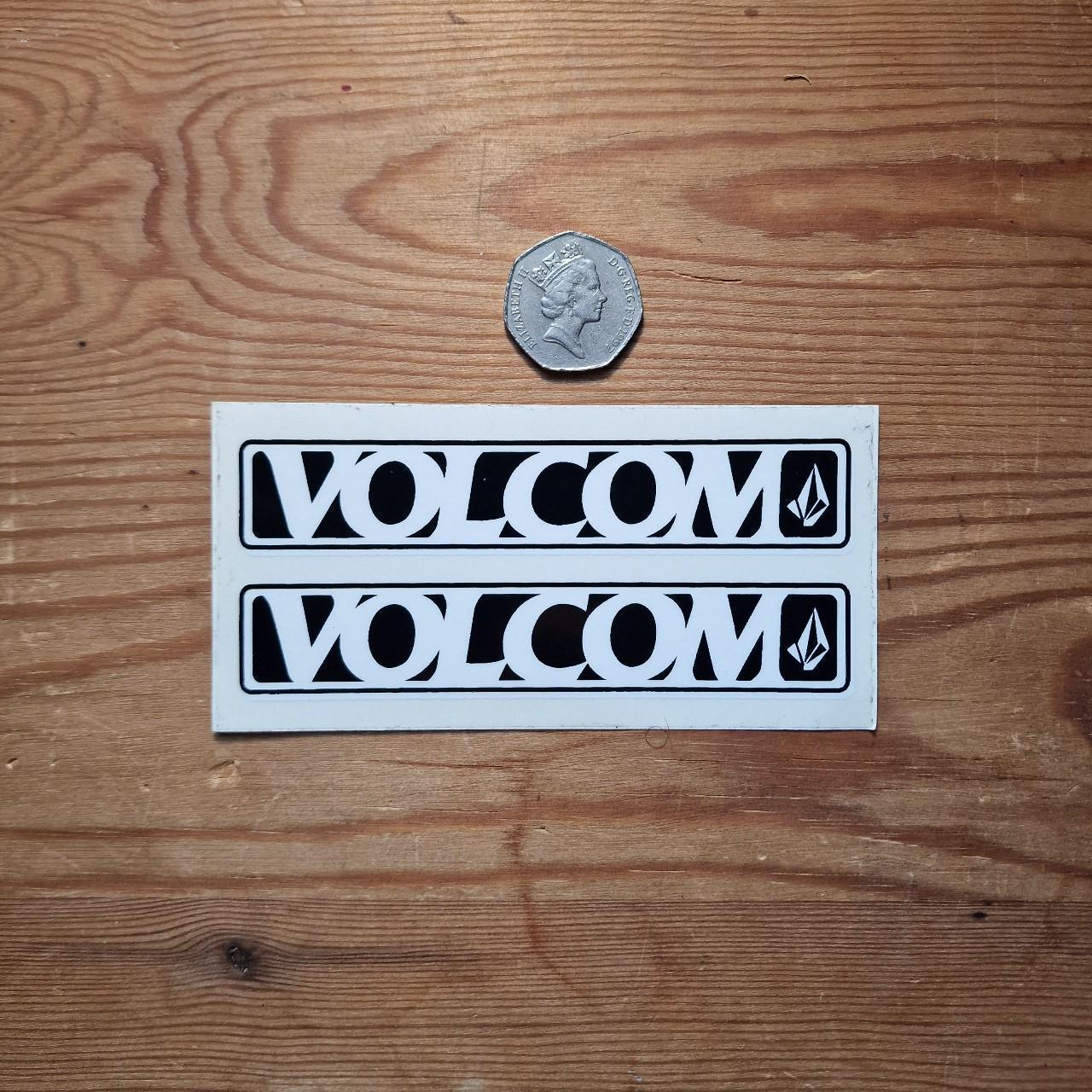 Volcom Double Logo Sticker Good condition 100%... - Depop