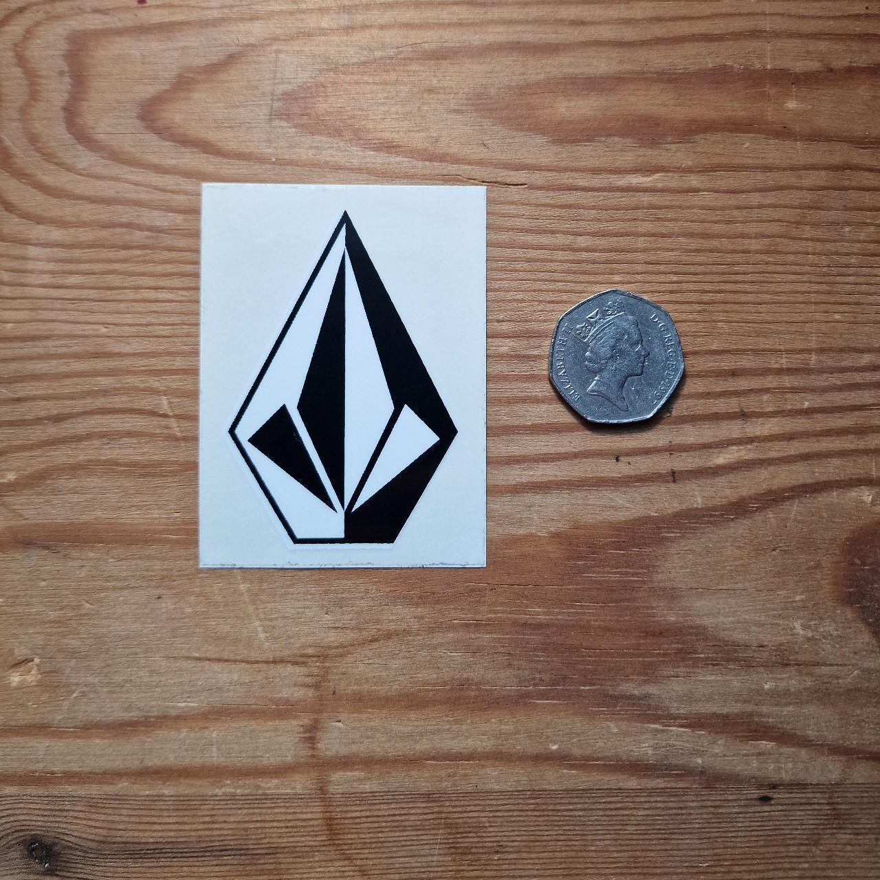 Volcom Crisp Logo Sticker Good condition 100%... - Depop