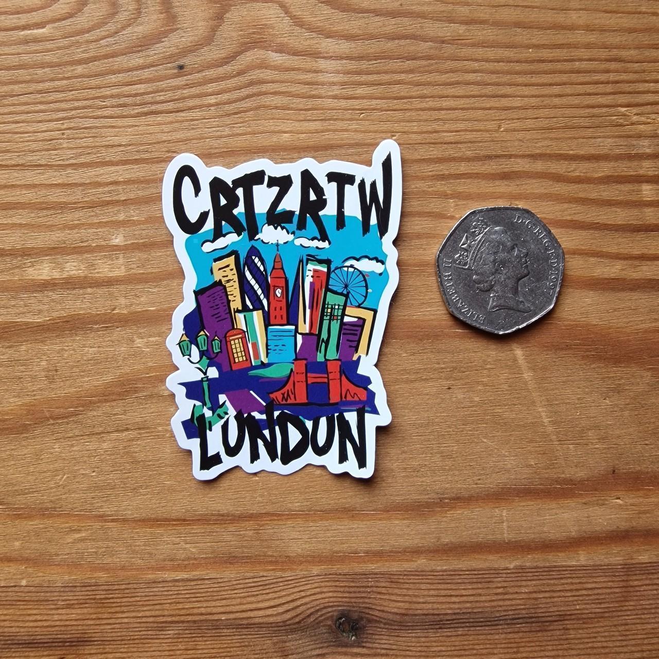 Corteiz London Sticker Good condition 100%... - Depop