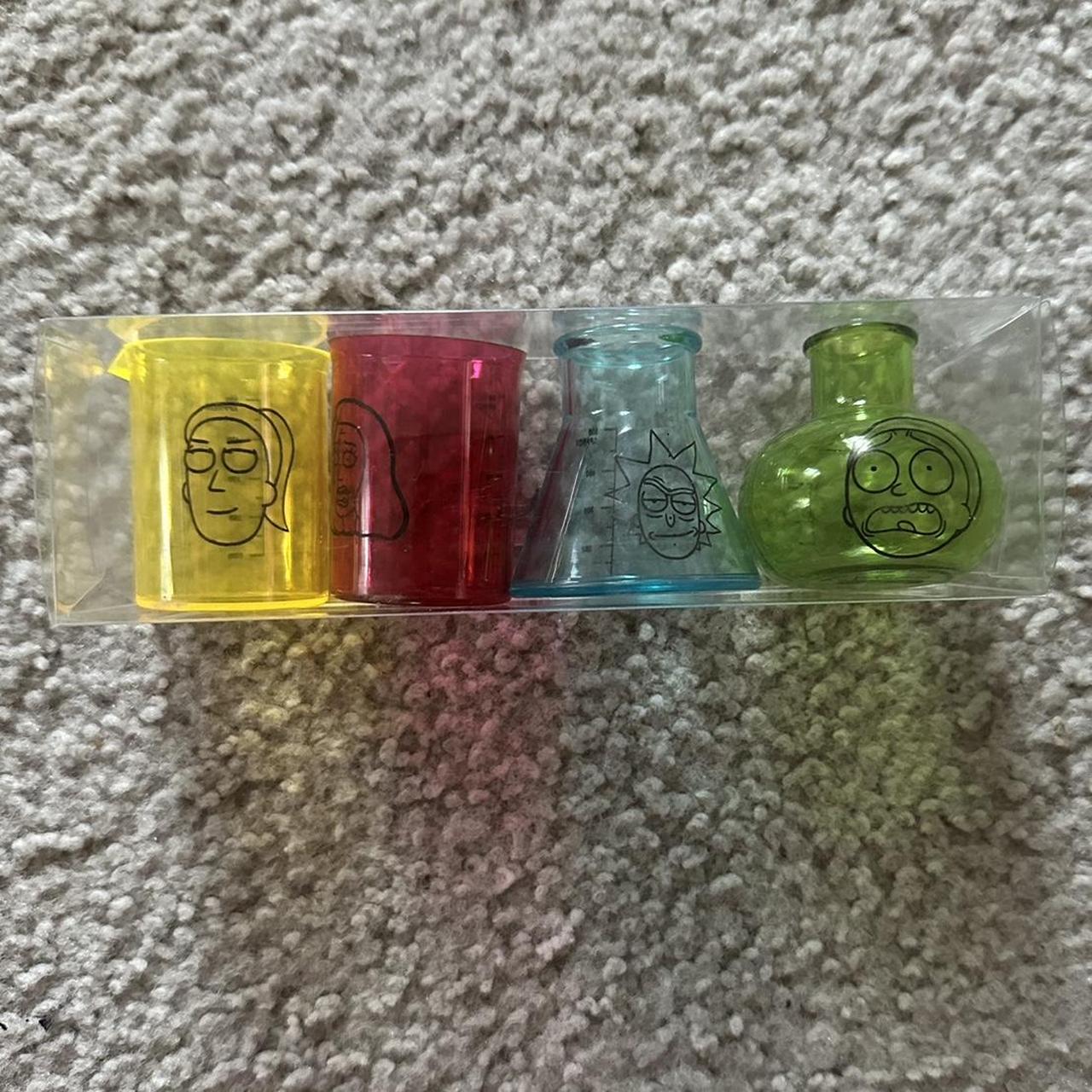 Rick and Morty shot glasses New in packaging! Never... - Depop