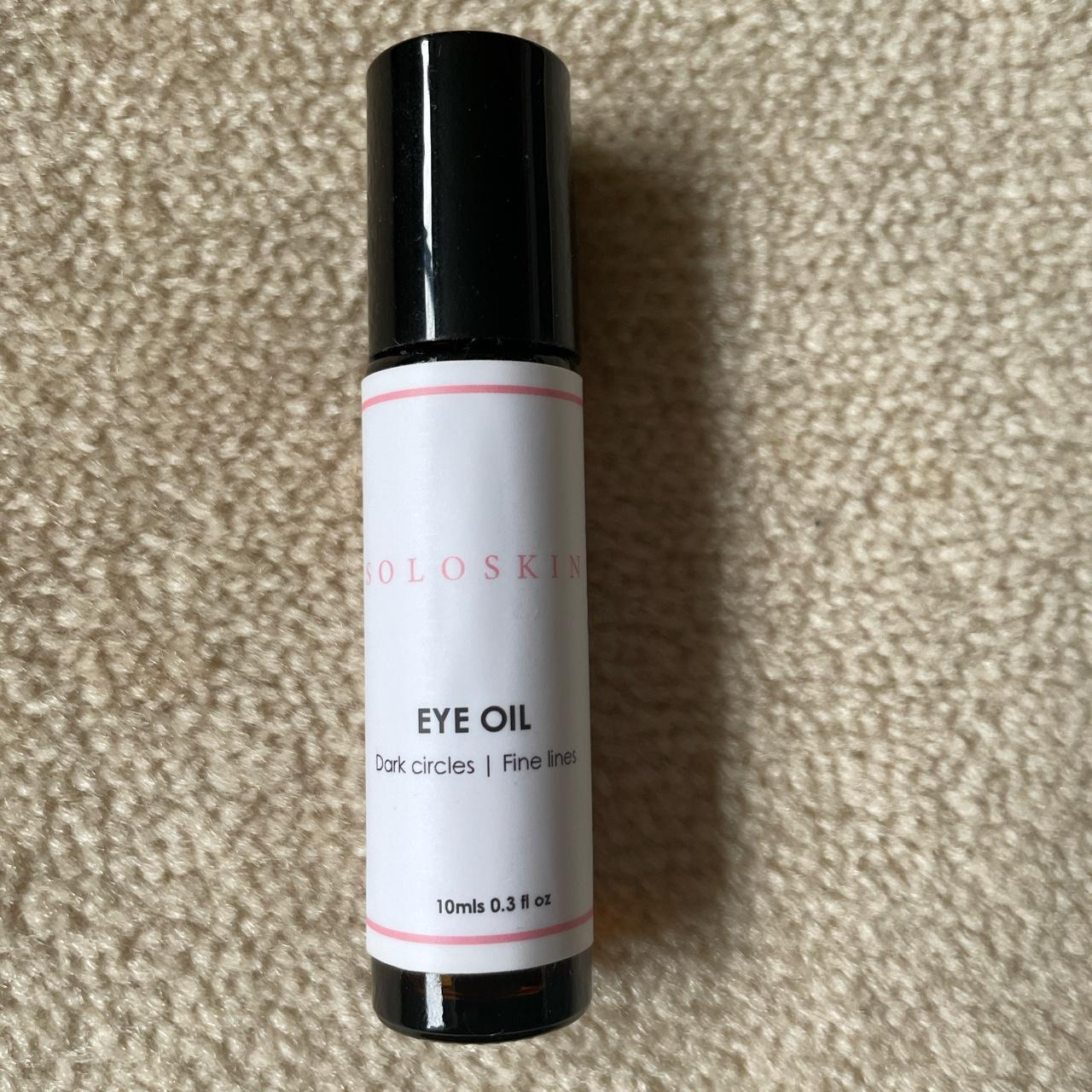 Solo skin eye oil for dark circles and fine lines... - Depop