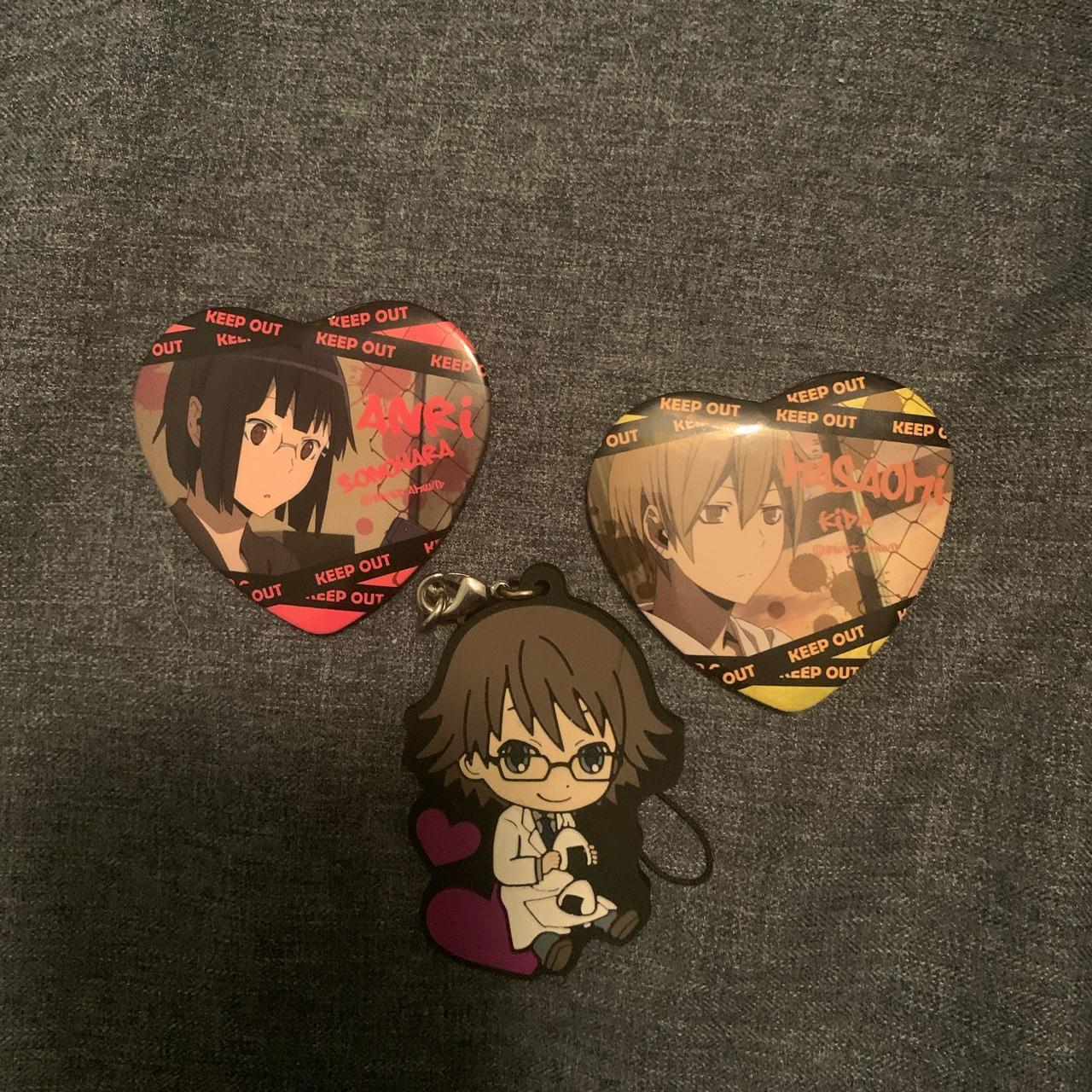 Durarara merch! anri sonohara heart... - Depop
