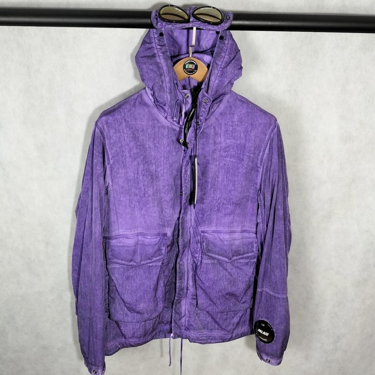Palace cp company purple jacket Send... - Depop