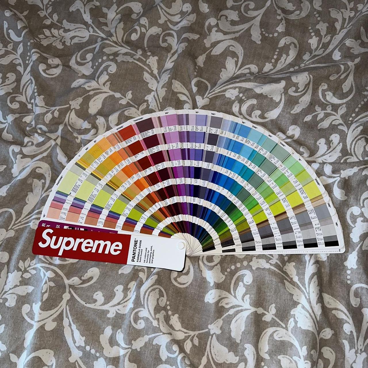 Supreme x Pantone colour formula guide Solid... - Depop