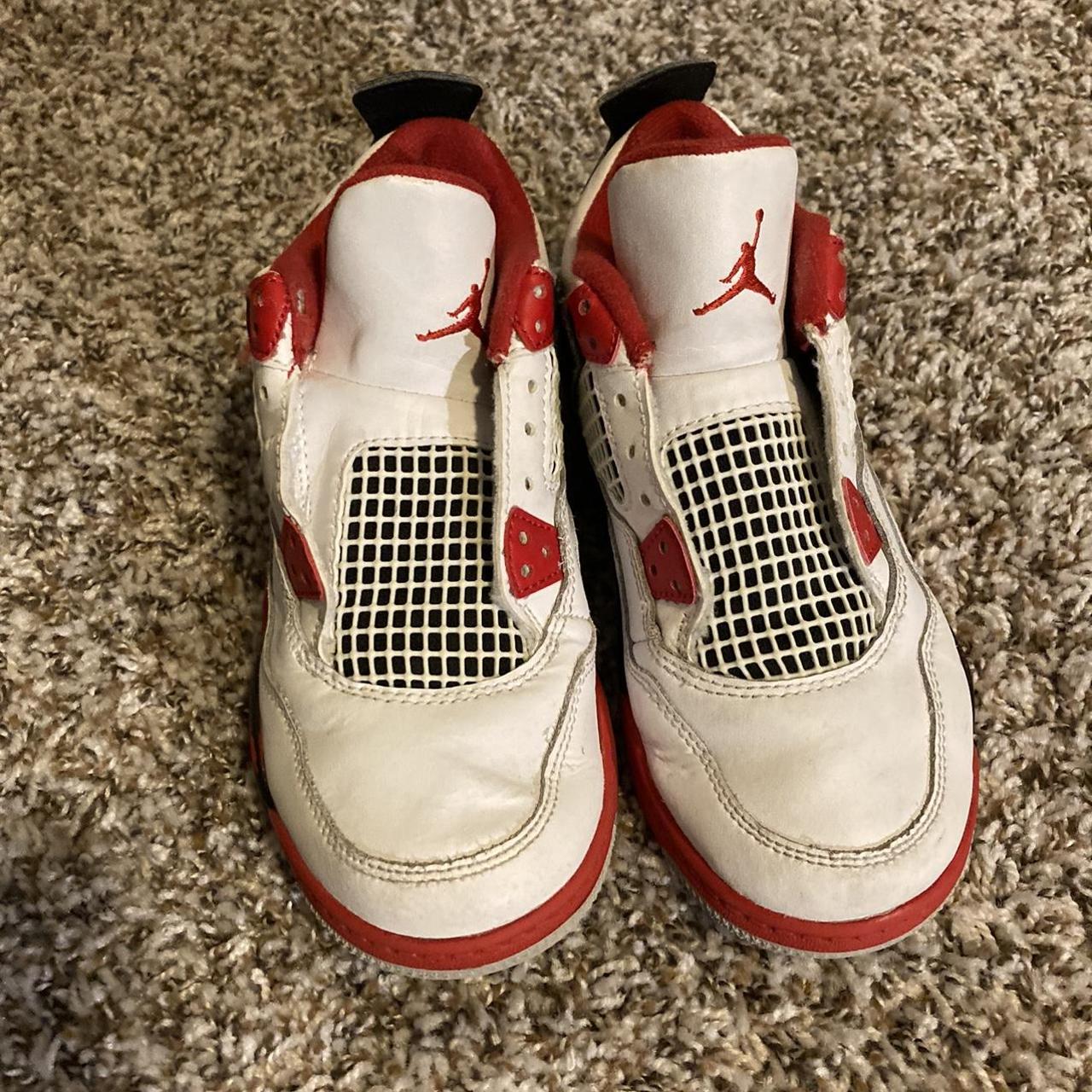 Nike Air Jordan Fire Red 4s! Size 13c! No shoe... - Depop