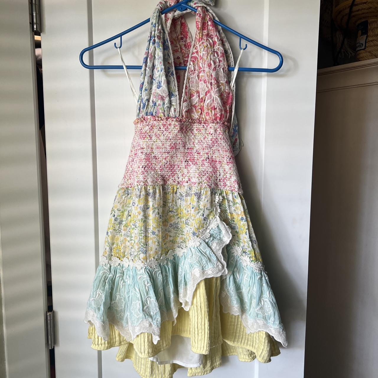 Love Shack Fancy mini dress Floral patterns and... - Depop