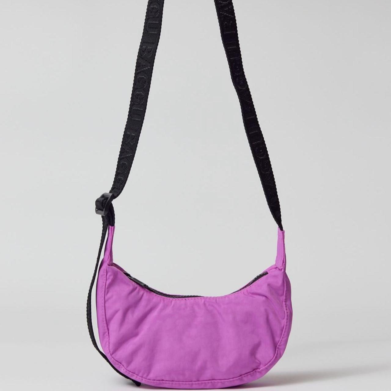BNWT Baggu Mini Crescent bag in Extra Pink. Mini... - Depop