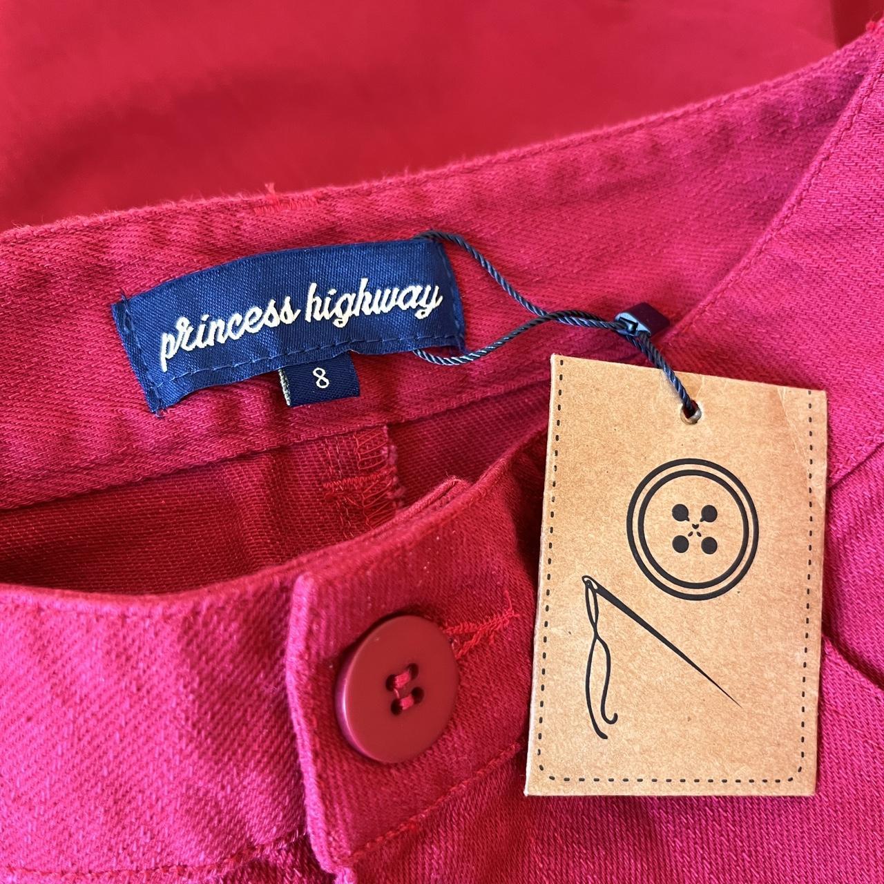 NWT Princess Highway Red Straight Leg Pants - New... - Depop