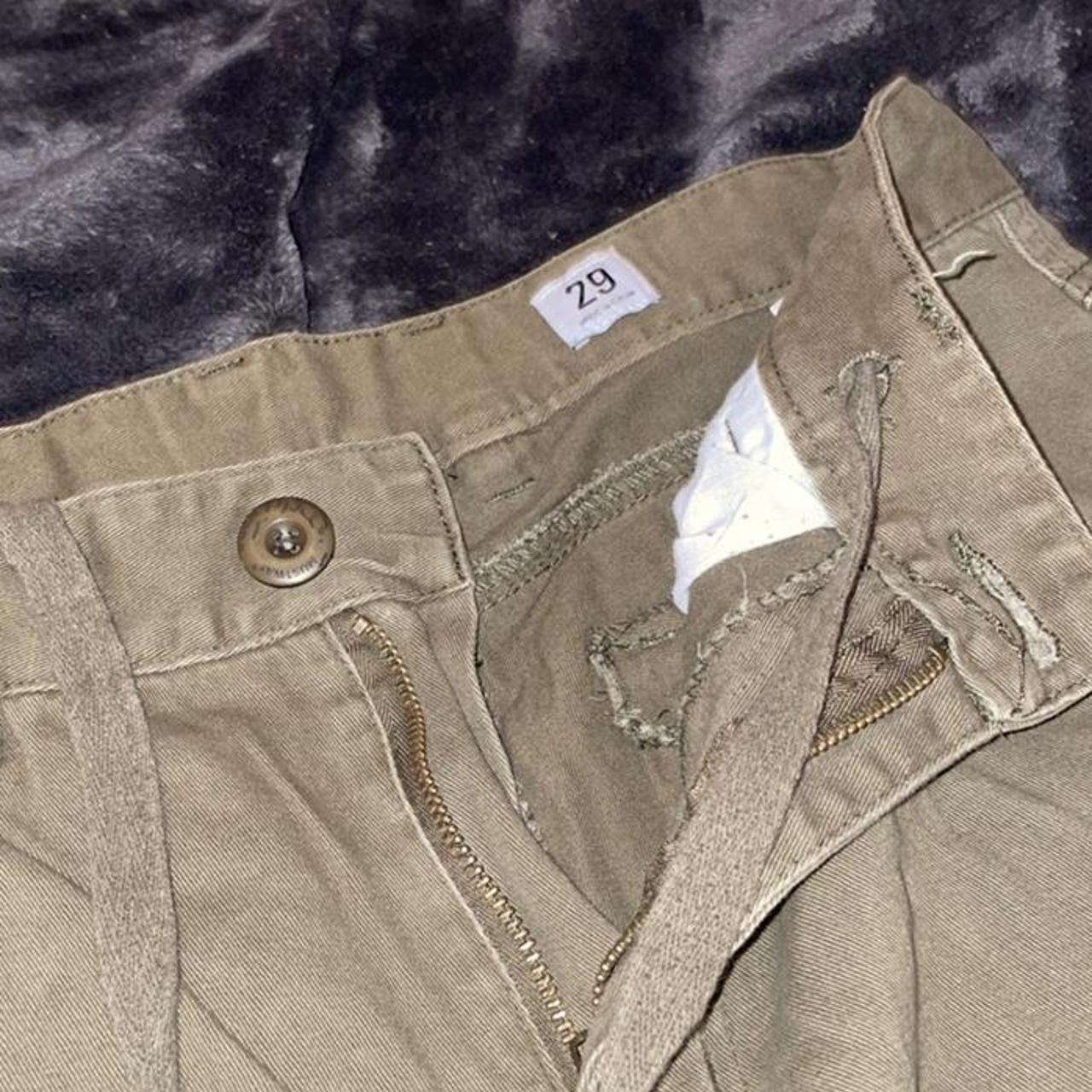 Dark green cargo pants color irl is darker than... - Depop