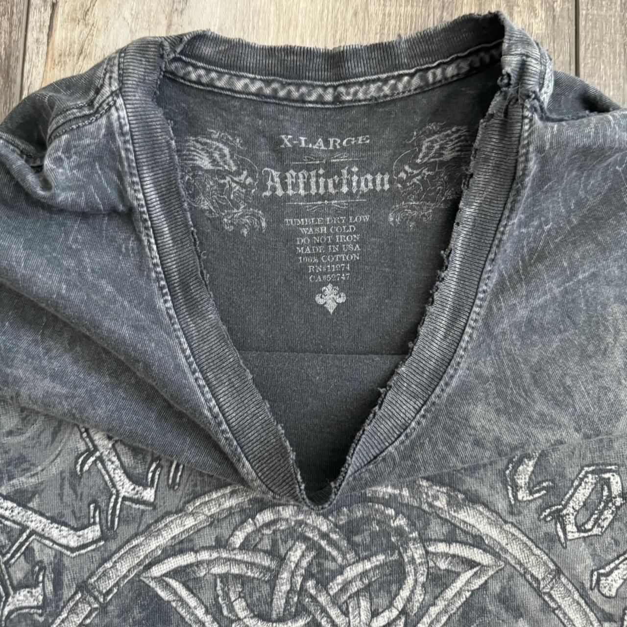 ! Super rare affliction ring or cross tee worn by... | Depop