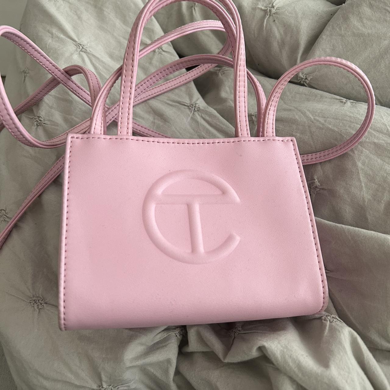 Baby pink telfar small Few stains but not... - Depop