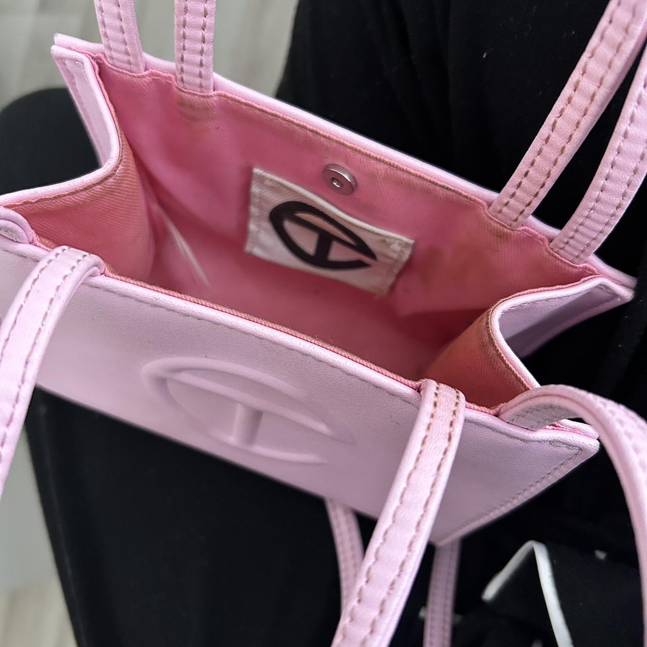 Baby pink telfar small Few stains but not... - Depop