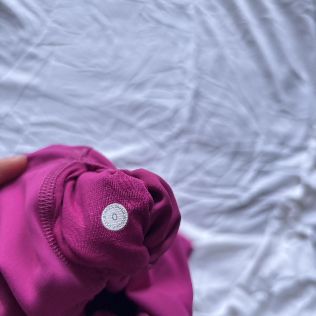 lululemon wunder trains raspberry color size 0... | Depop