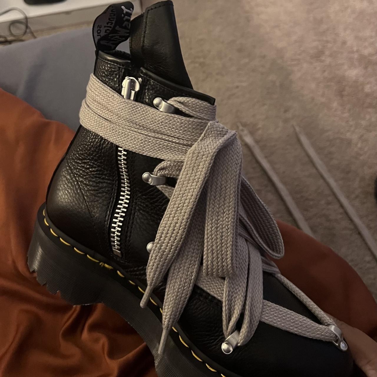 Rick Owens X Doc Martens 1460 (NEVER WORN/WRONG SIZE) - Depop