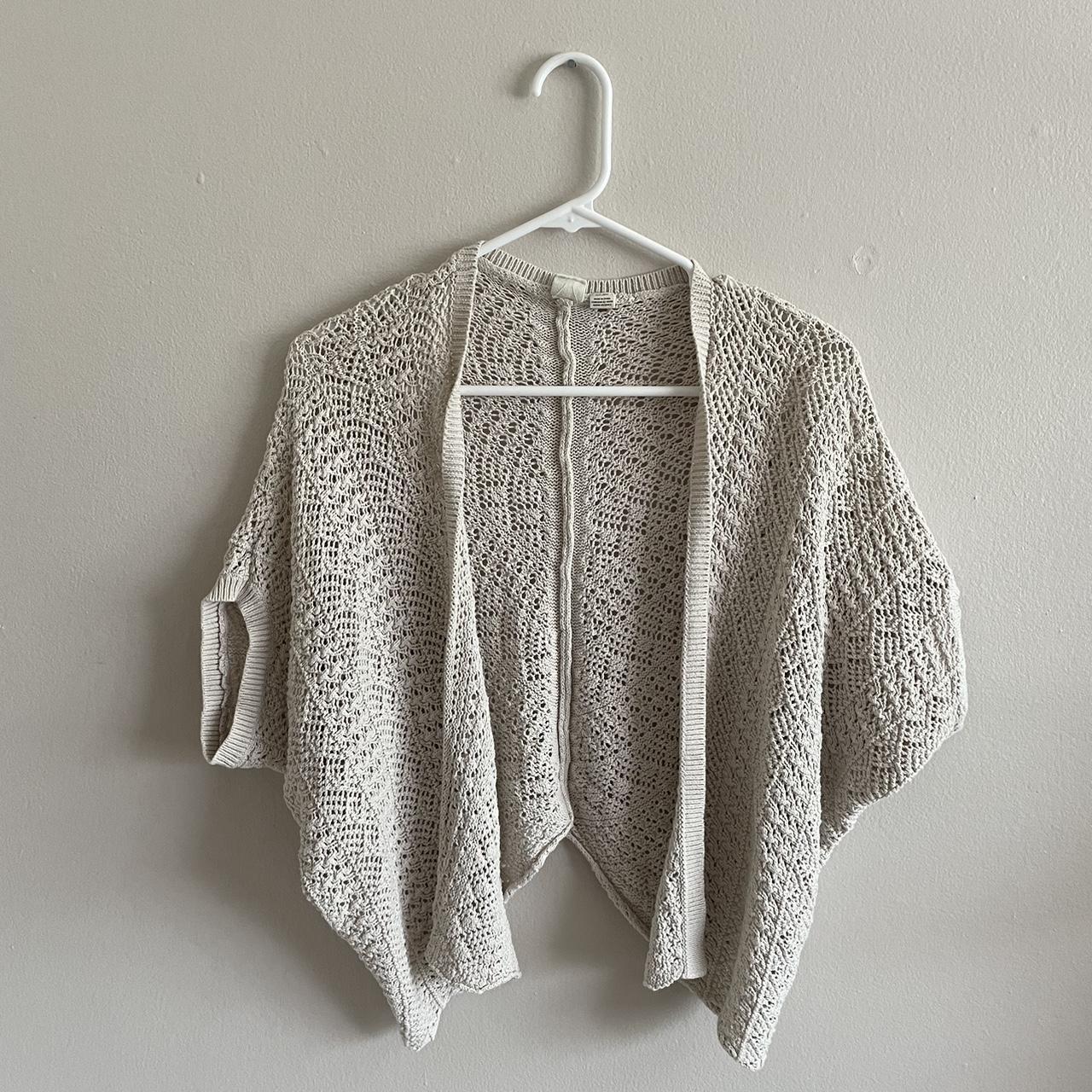 Cutest little crochet Roxy shrug... - Depop