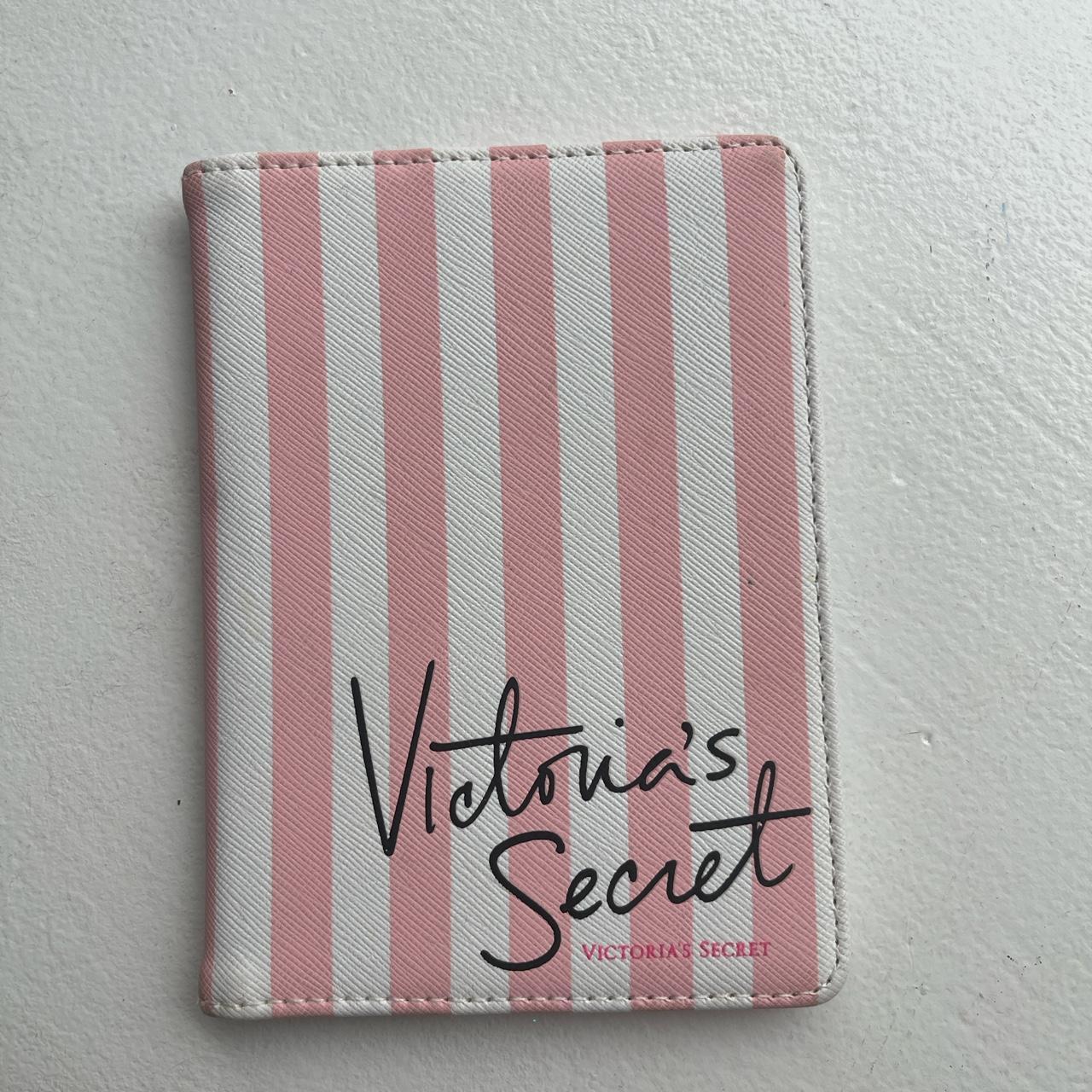 Victoria's Secret Women's Pink and White Wallet-purses | Depop