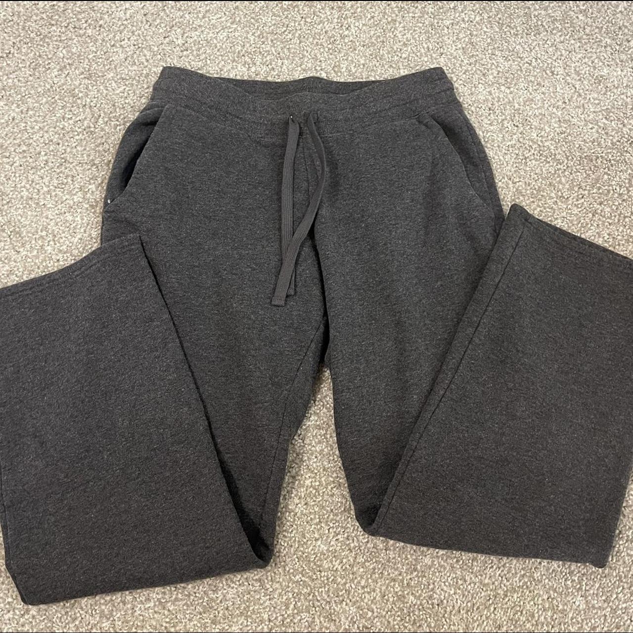 Amazon essentials dark grey fleece lined sweatpants... - Depop