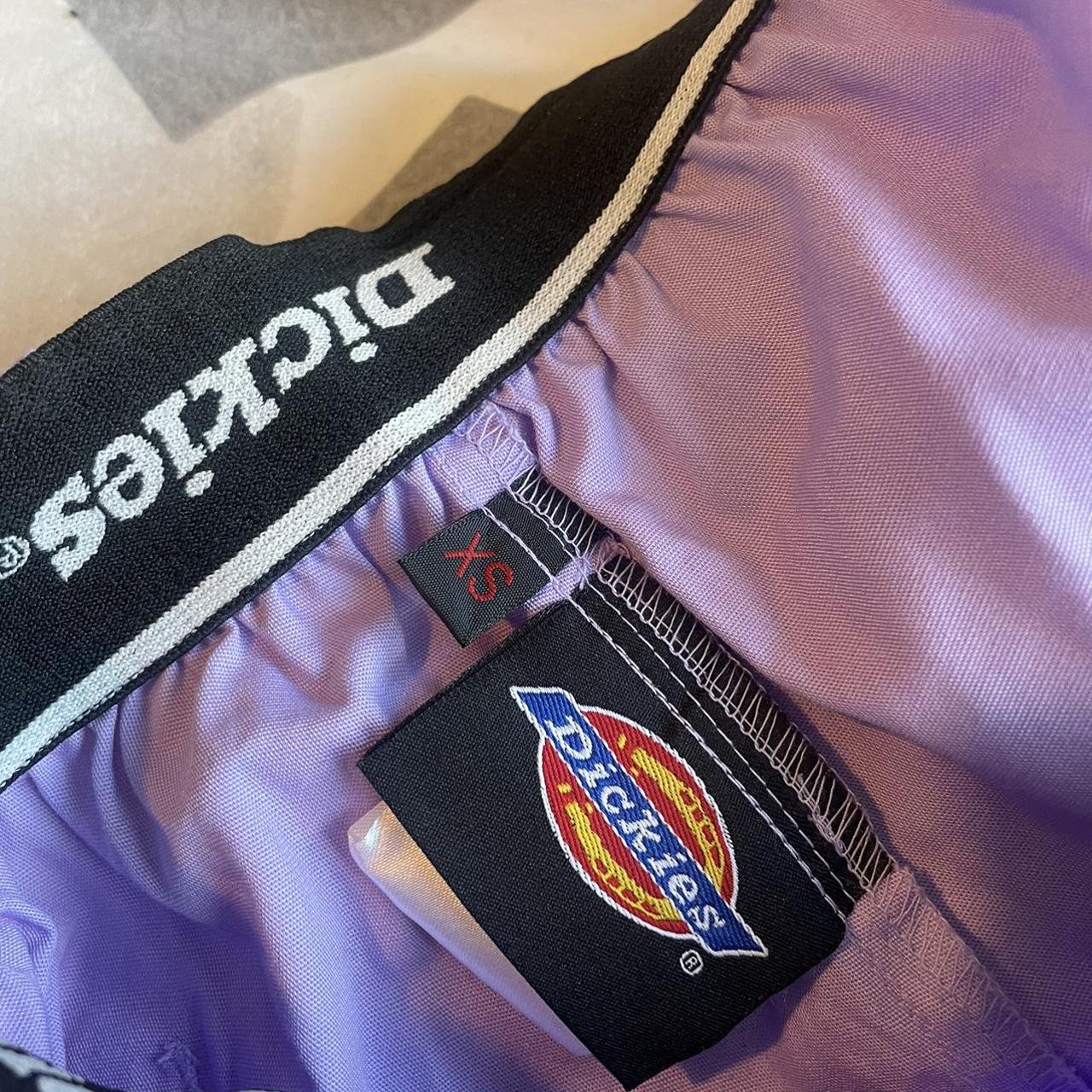 purple dickies cargos waistband folds over... - Depop
