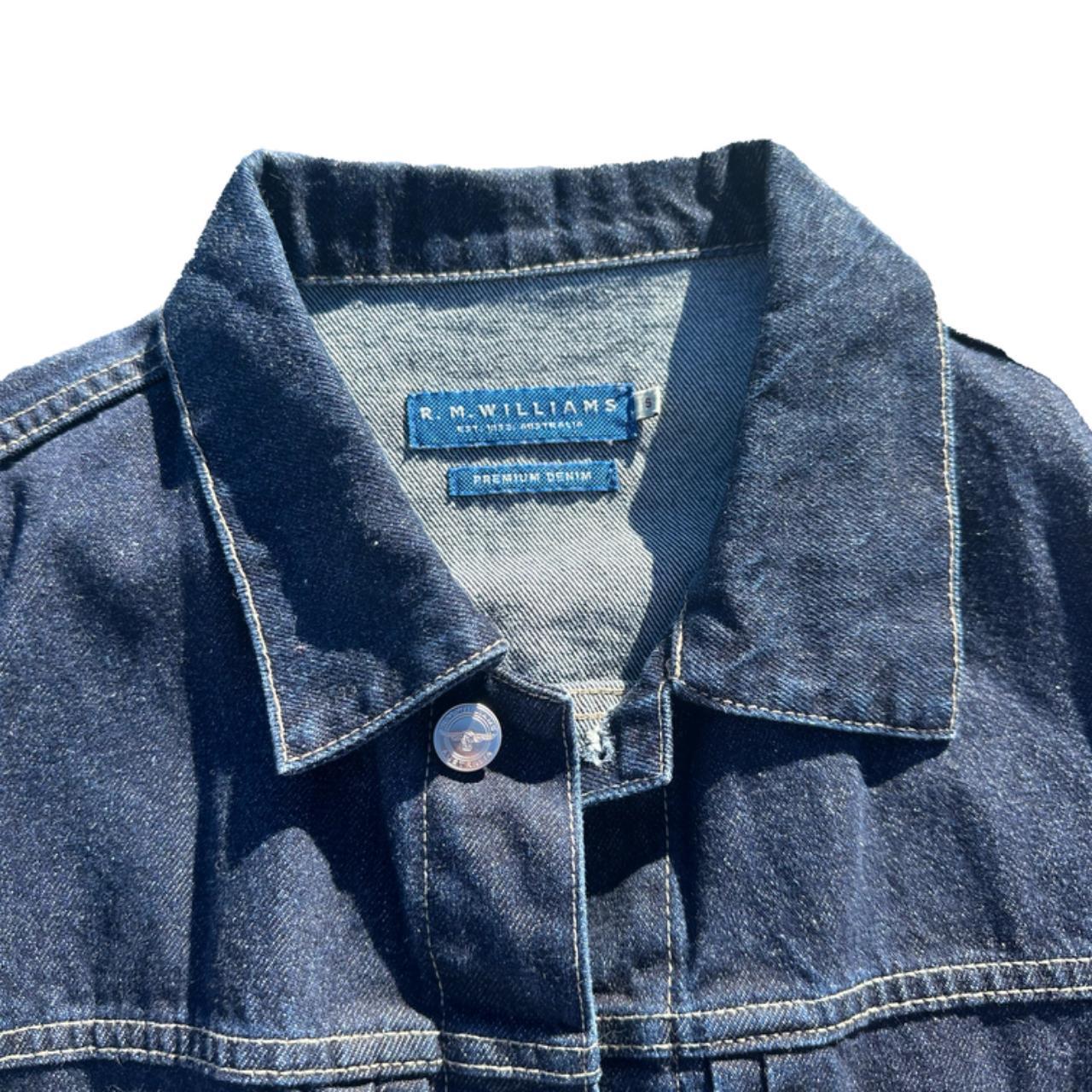 Small, fitted heavy denim jacket from RM... - Depop